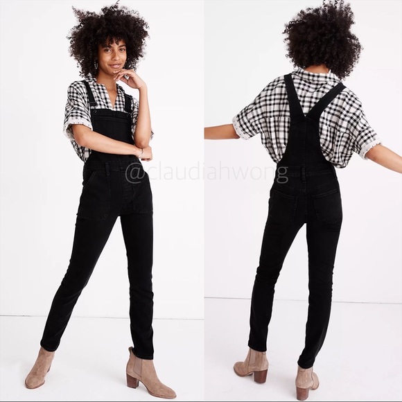 Madewell | Pants & Jumpsuits | Madewell Skinny Denim Overalls Jumpsuit ...